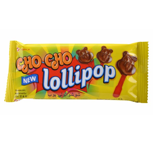 Toko Miring - Jual CHO CHO LOLLIPOP CHOCOLATE 8 GR
